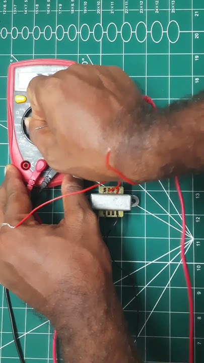 how to know input and output terminals of a transformer - YouTube