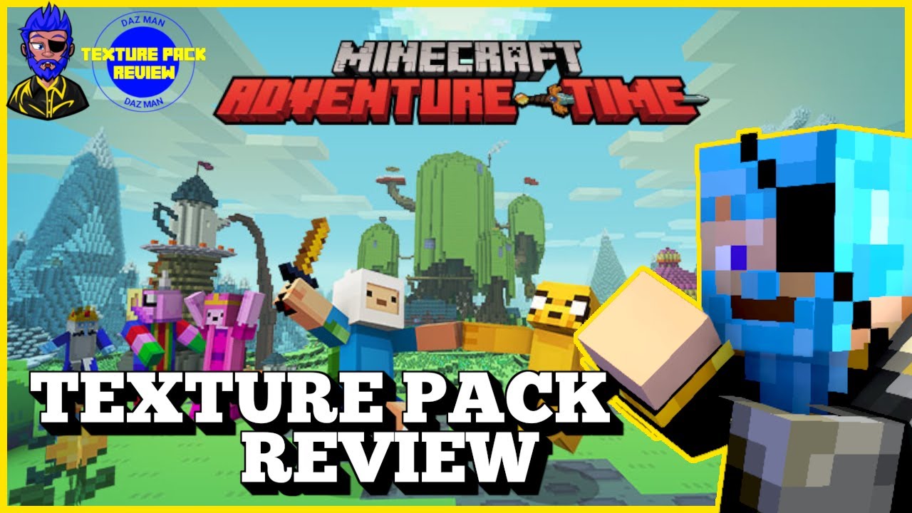 Adventure Time Mash Up Texture Pack Review ¦ Daz Man Minecraft Texture ...