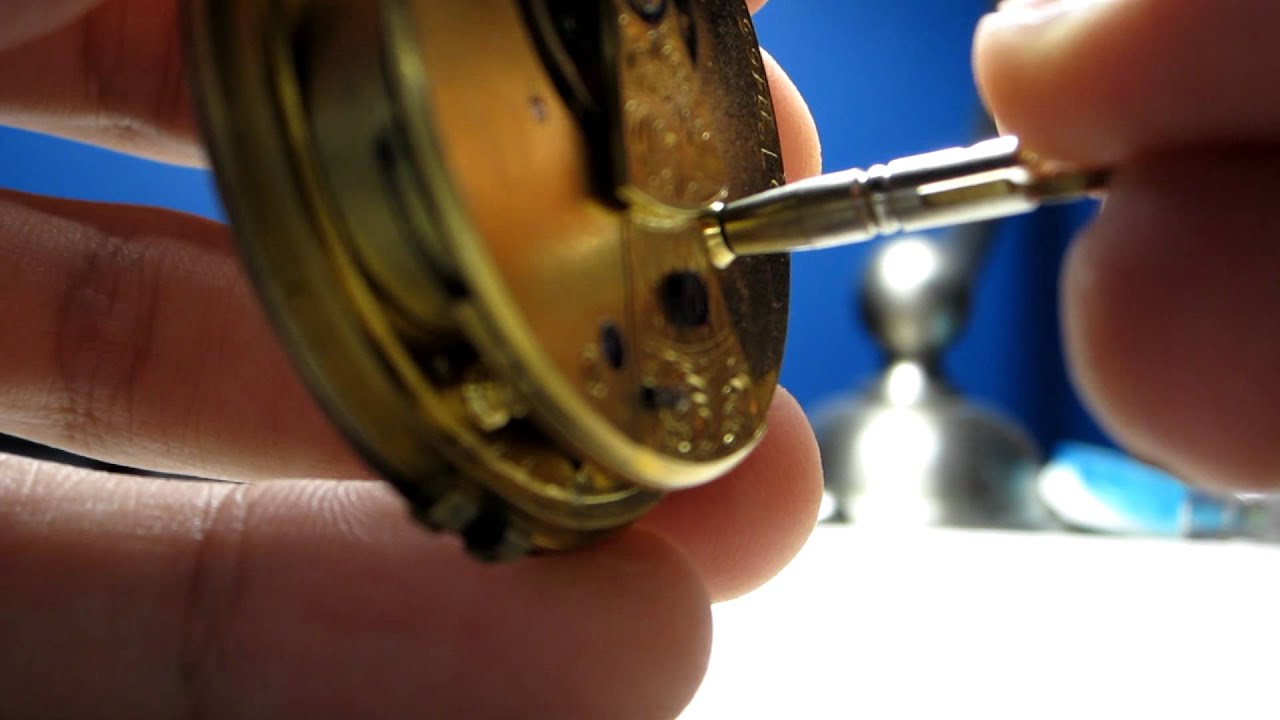Up/Down Power Reserve Pocket Watch Movement - YouTube