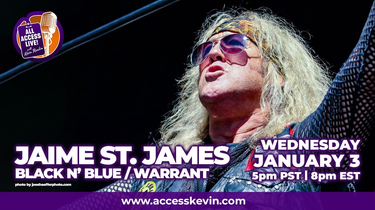 ALL ACCESS LIVE with BLACK N' BLUE'S JAIME ST. JAMES - YouTube