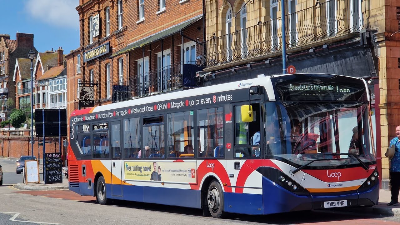 Onboard Stagecoach Bus 26235 - ADL Enviro200MMC - Route Loop - (YW19 ...