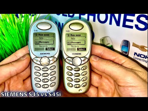 Siemens S45 vs S45i - by Old Phones World - YouTube