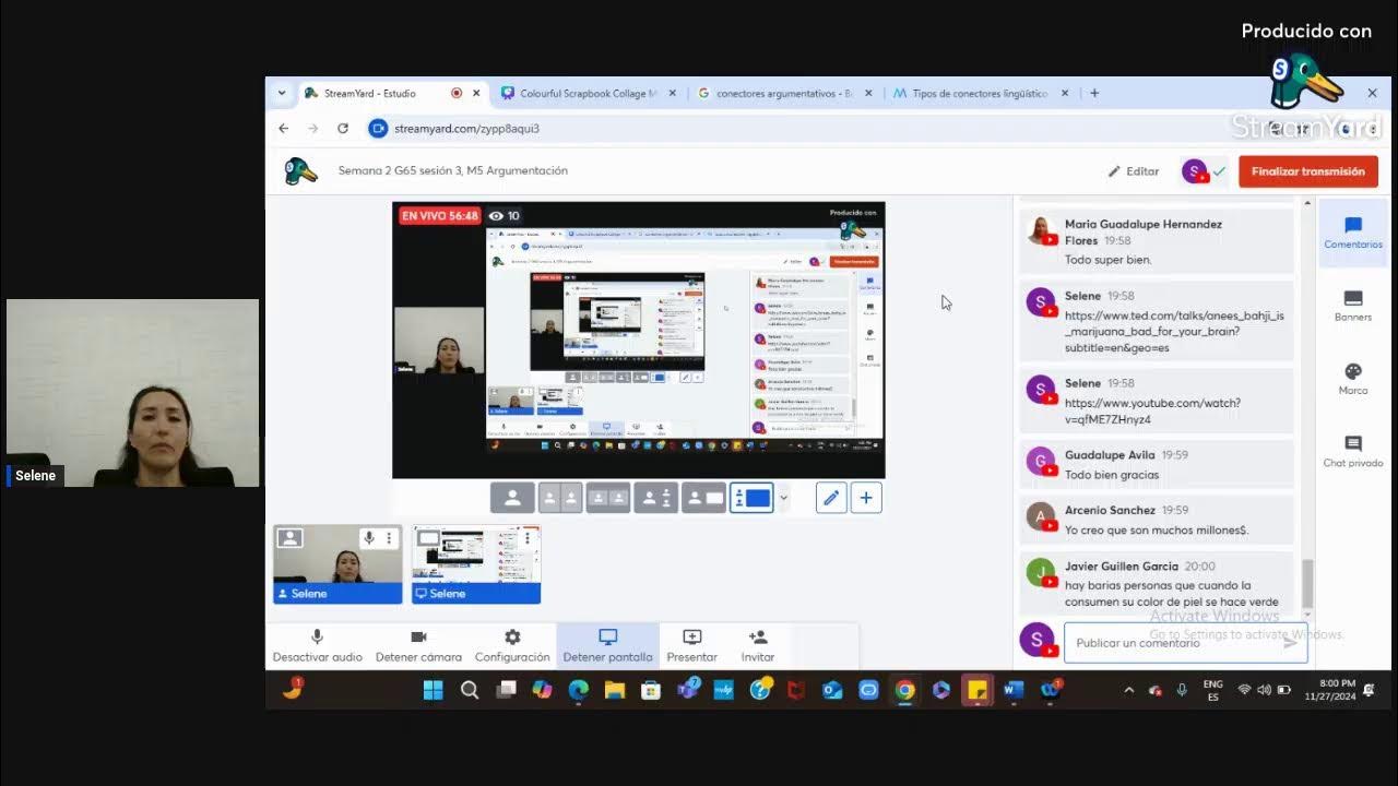 Semana 2 G65 sesión 3, M5 Argumentación - YouTube