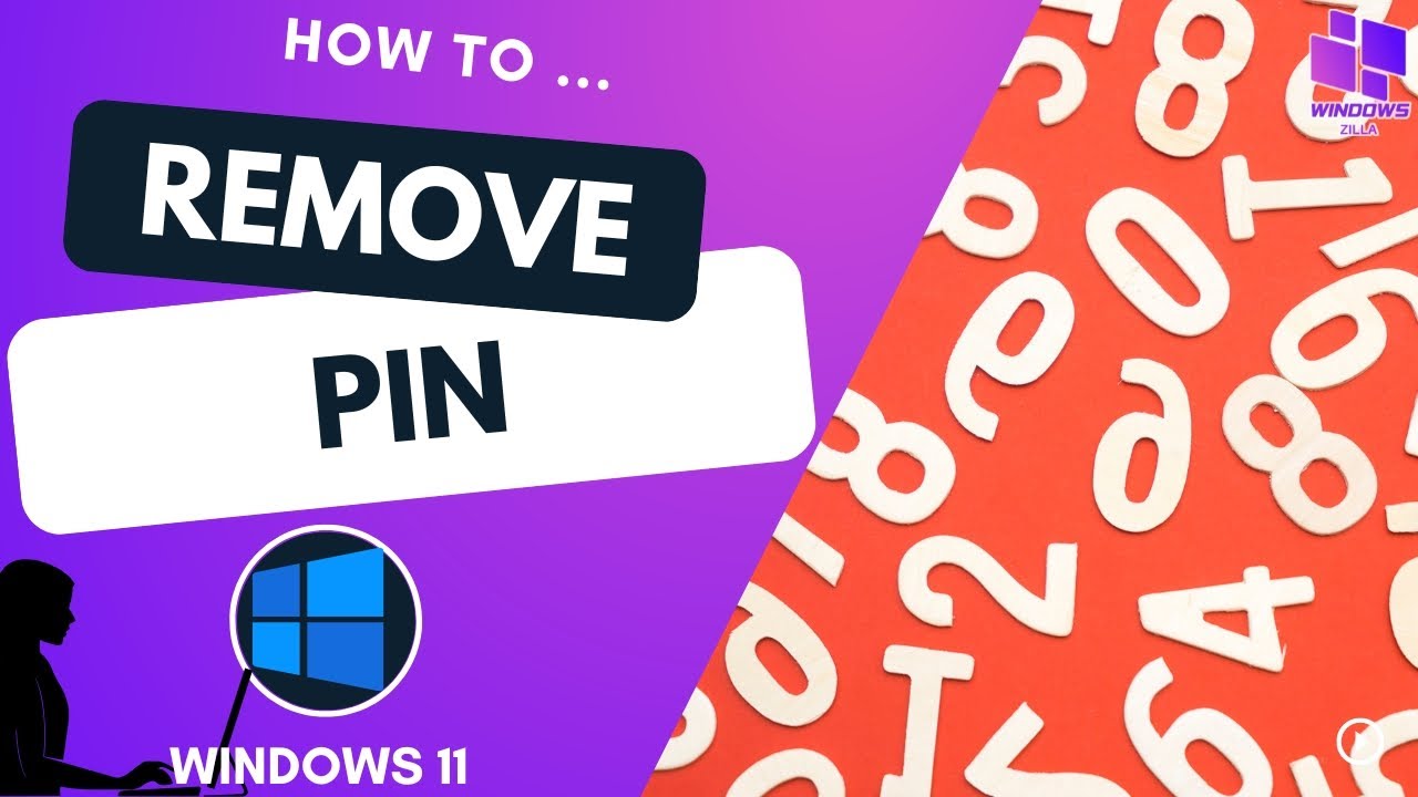 Remove the PIN on Windows 11 - YouTube