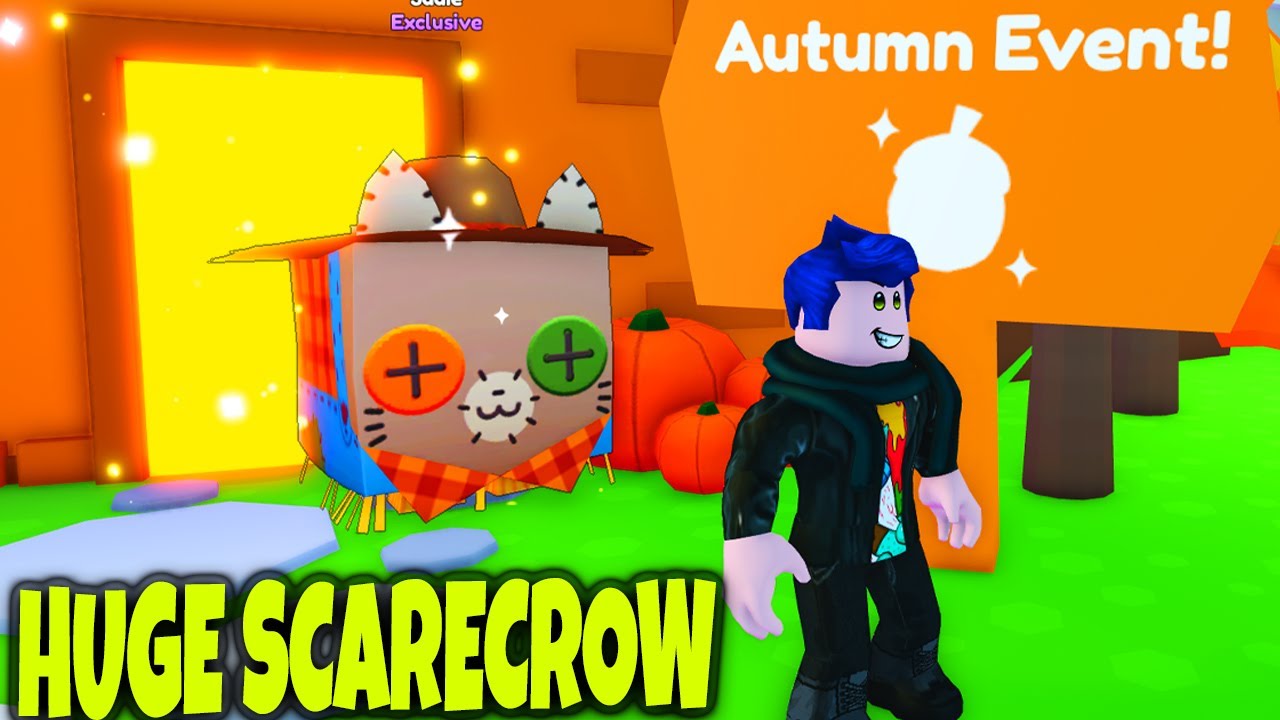 OMG *GOT* THE HUGE SCARECROW CAT IN PET SIMULATOR X - HUGE SCARECROW ...