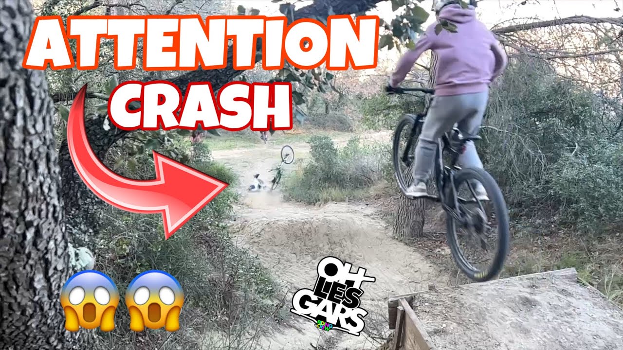 CHUTE VTT A HAUTE VITESSE SUR UN ENORME GAP - YouTube