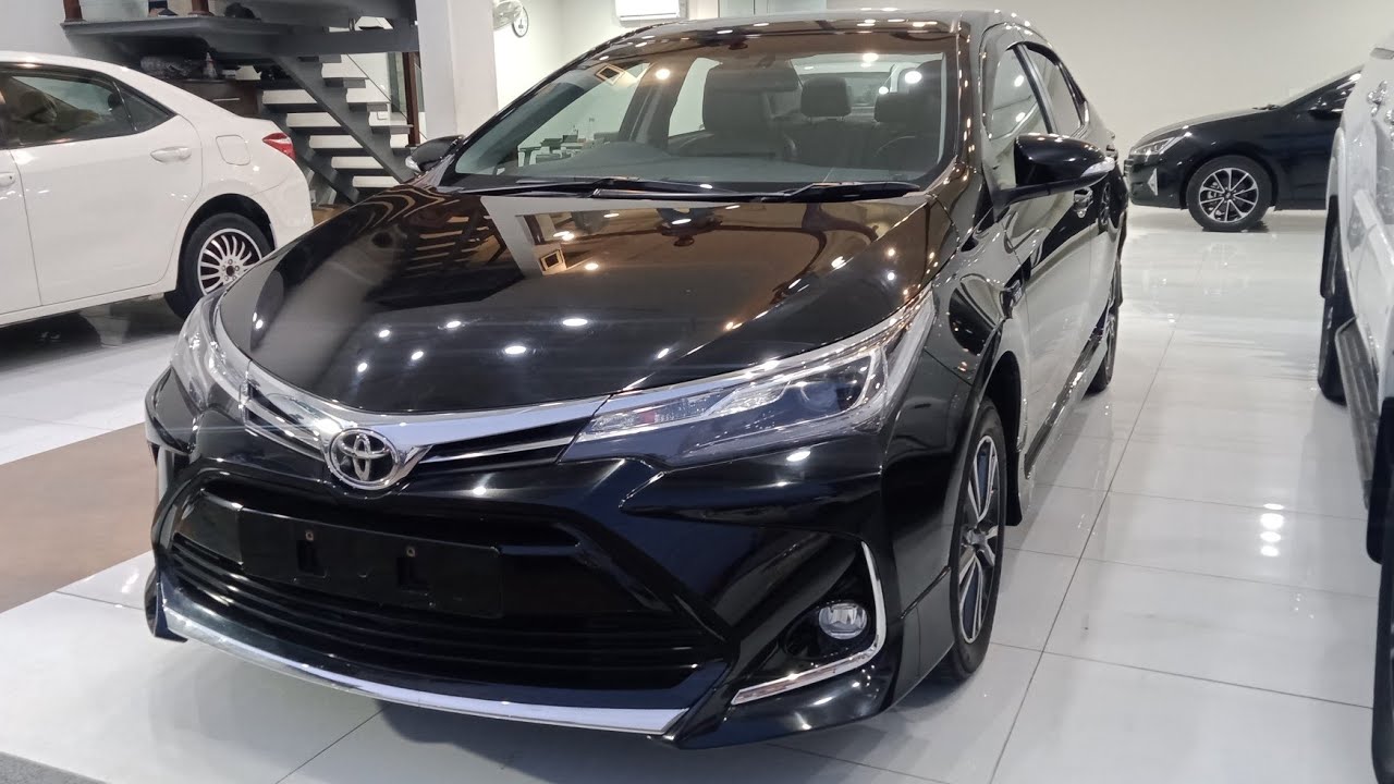 Toyota Corolla Grande 1.8 model 2021, black interior - YouTube