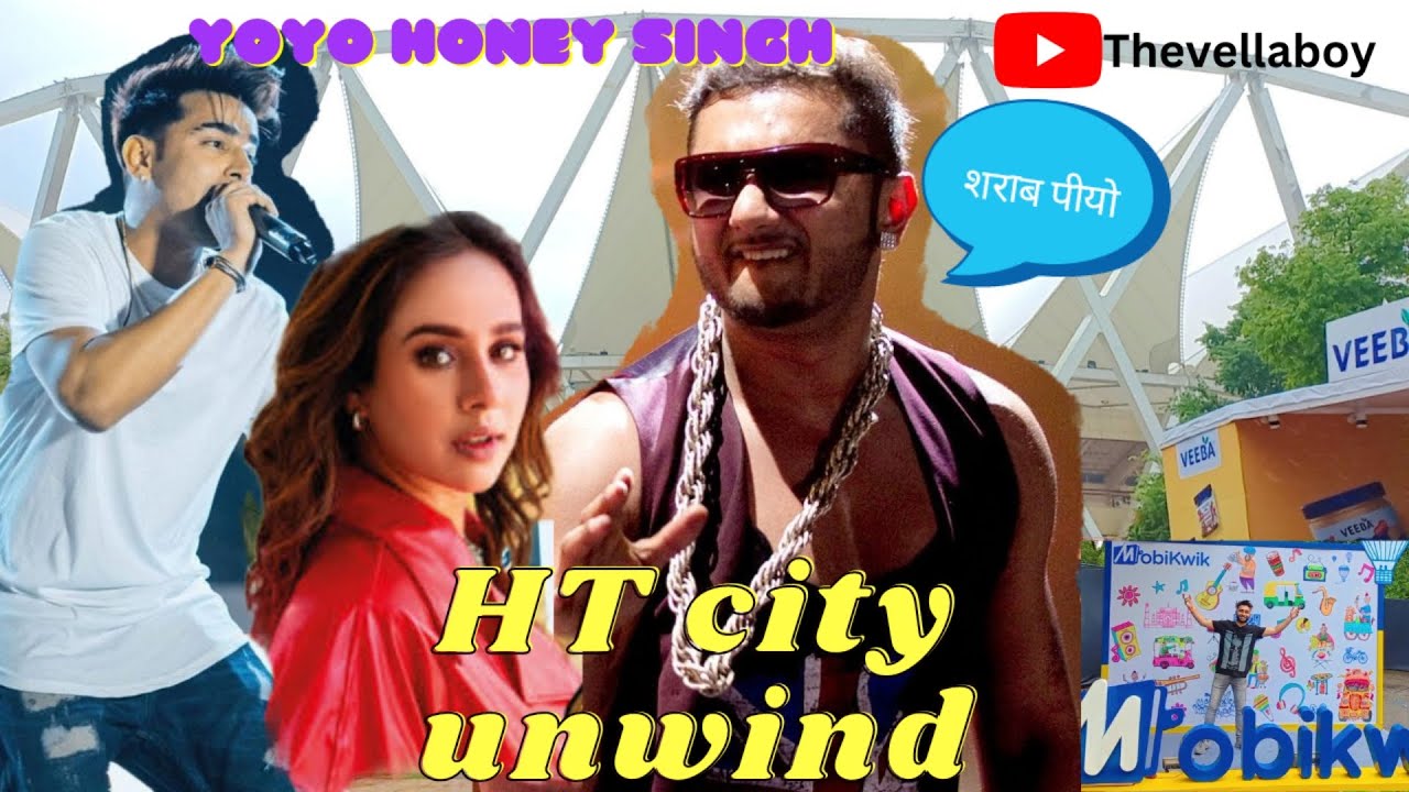 HT City Unwind Music and Food Festival 2022 || Honey Singh ||JLN ...