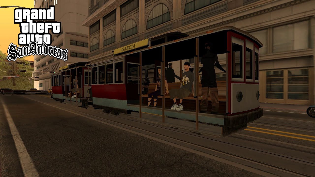 Enterable Trams In GTA San Andreas | Enterable Tram (v1.2) Mod | PC ...