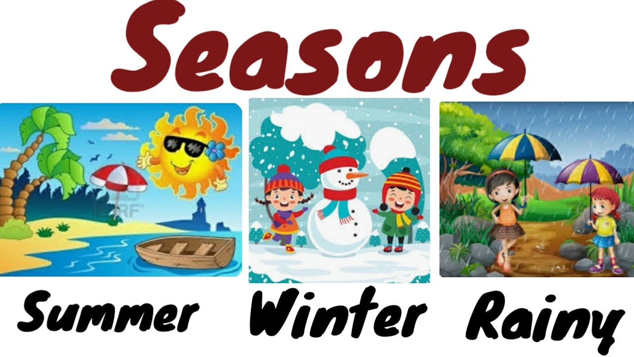 Seasons for kids ll Different seasons for kids ll Learn about three ...