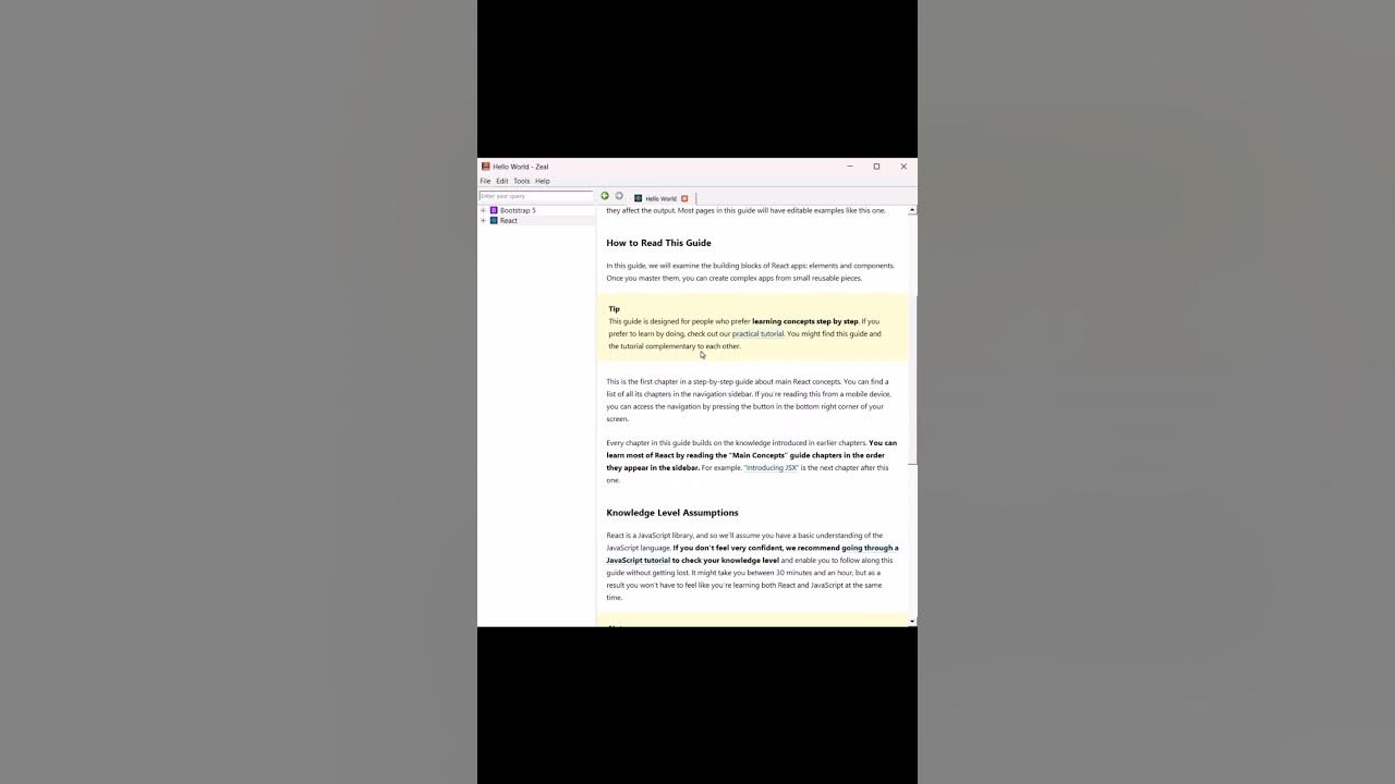 How to Access Offline Documentation for Languages, Frameworks, and Libraries - YouTube