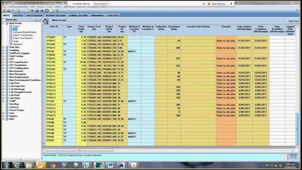 gINT Cross Section Training Video - YouTube
