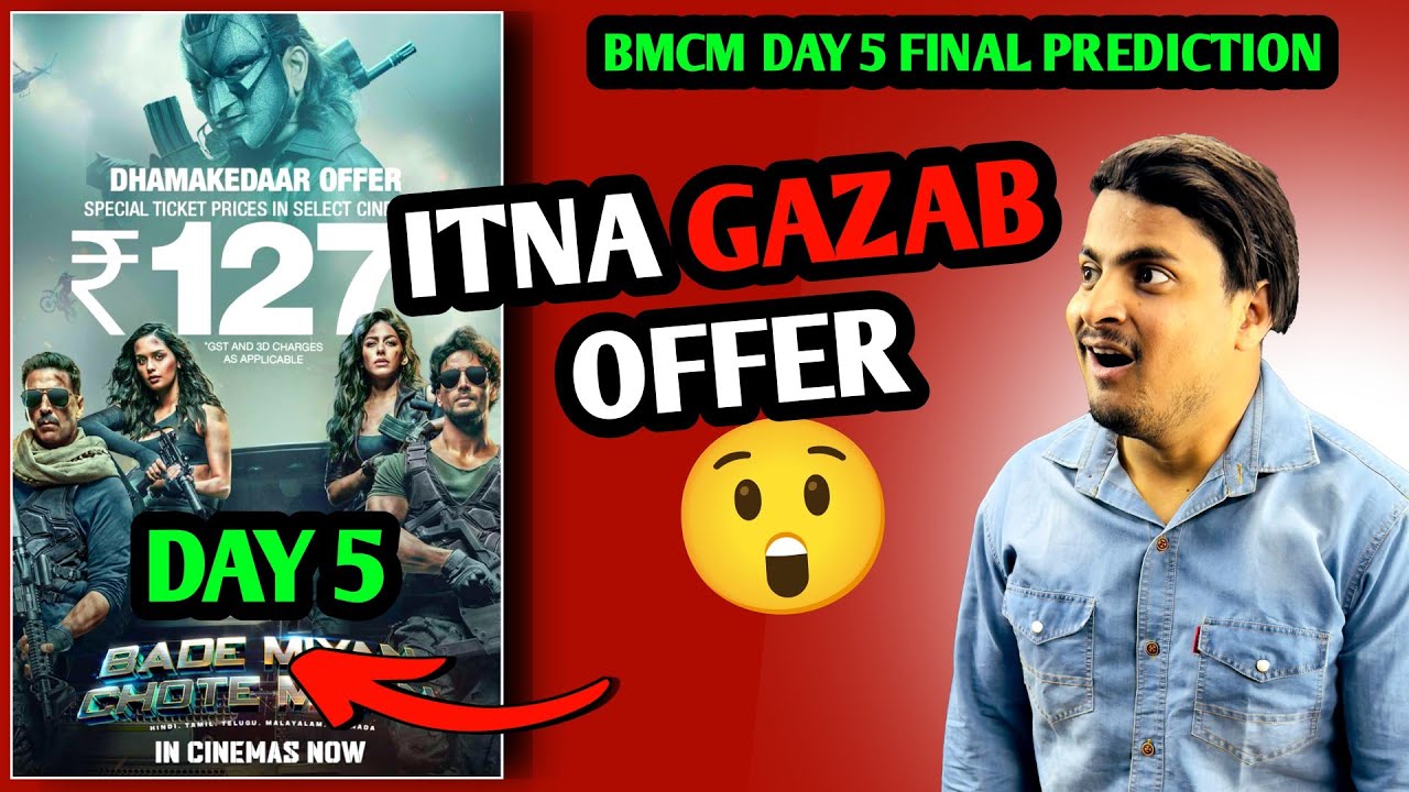 Bade Miyan Chote Miyan Day 5 Final Prediction | BMCM Day 5 Box Office ...