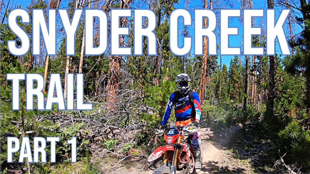 Snyder Creek Trail (part 1) - Colorado dirt biking - motorcycle - KTM ...