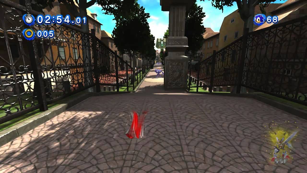 Classic Sonic in Rooftop Run - YouTube