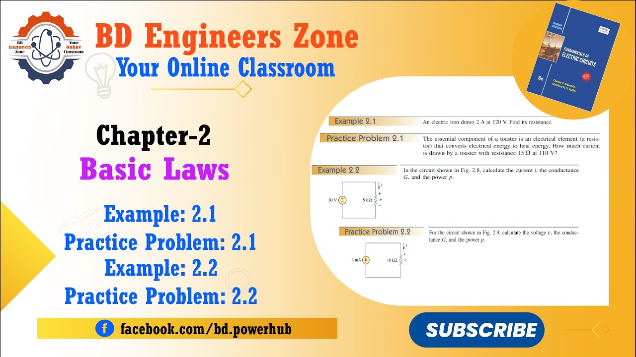 Basic Laws (Chapter-02) || Ex. 2.1, P.P 2.1, Ex. 2.2, P.P. 2.2 ...