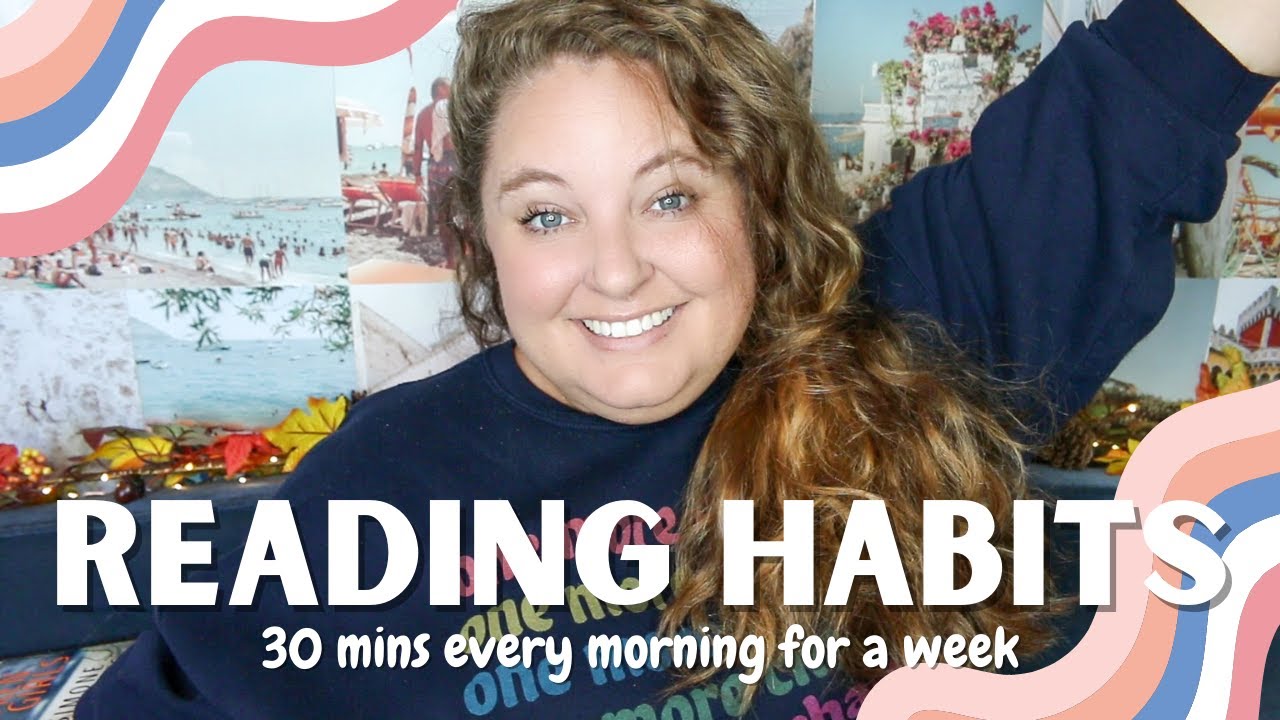 Reading for 30 mins every morning for a week | READING HABITS - YouTube