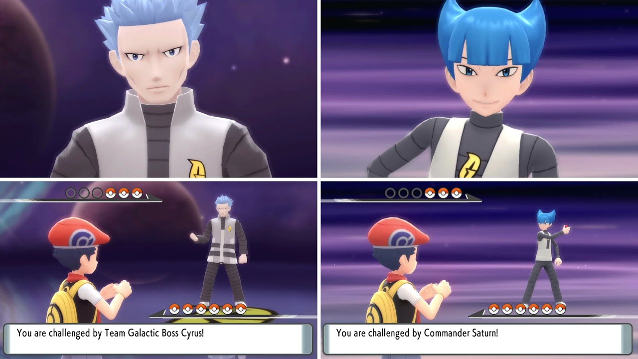 Pokemon Brilliant Diamond & Shining Pearl - Team Galactic Boss Cyrus ...