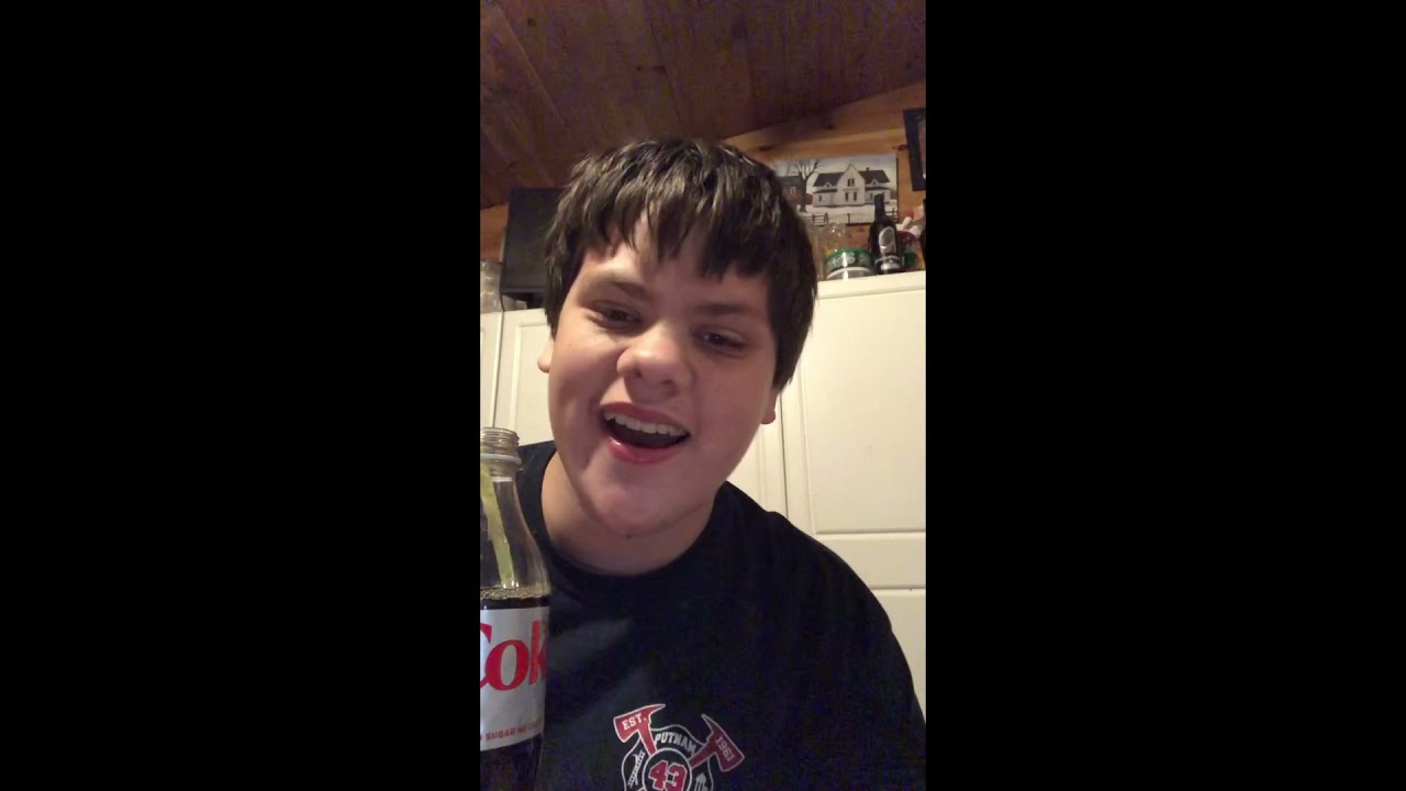 2 Bottles Diet Coke chug challenge - YouTube