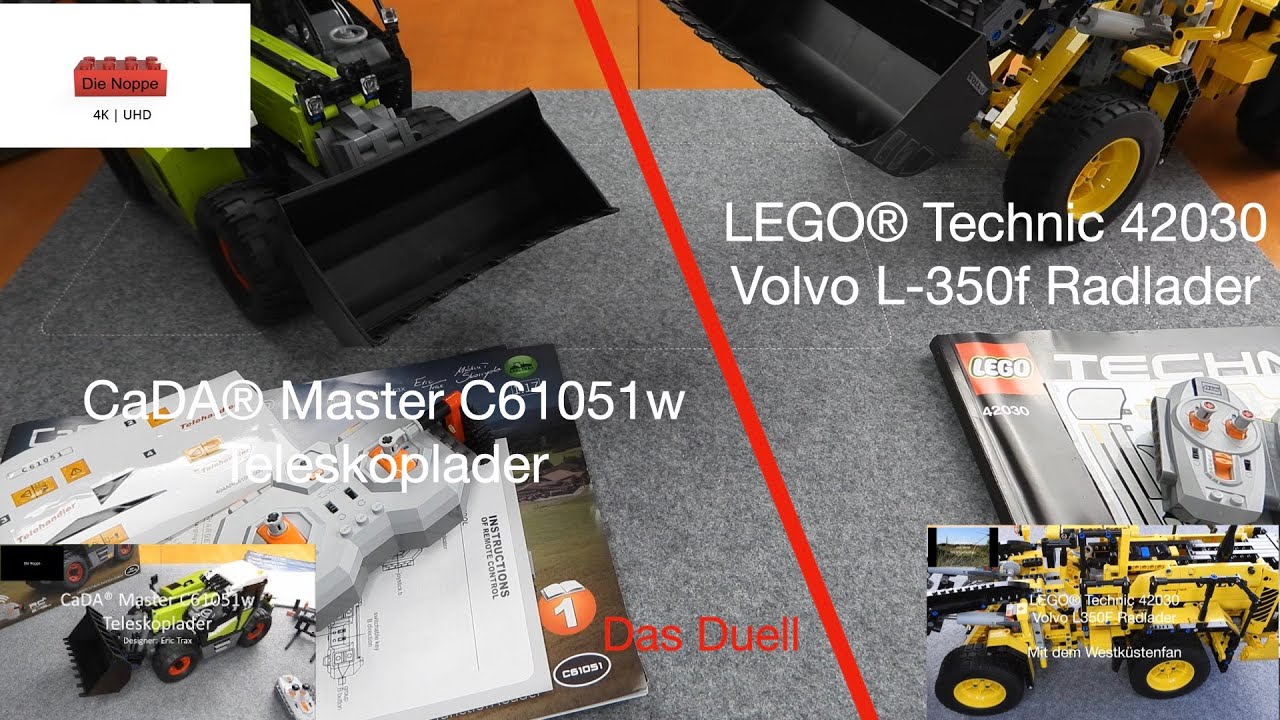CaDA® Master gegen LEGO® Technic - Was ist besser? (Teleskoplader gegen ...