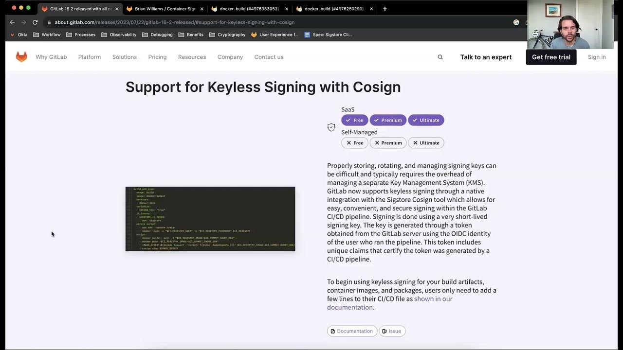 Keyless container image signing with GitLab - YouTube