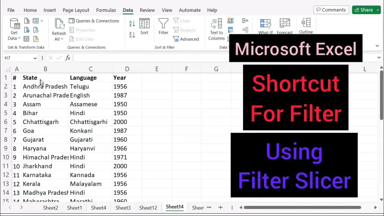 Using Excel Slicers to Filter Data. Excel Slicers - The Cool Way to Filter Data! - YouTube
