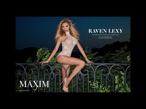 Photo Shoot with Model Raven Lexy for Maxim