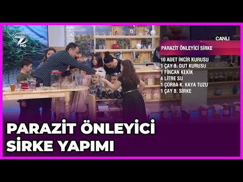 Bağırsak Parazitlerini Temizleyen Sirke Tarifi  | Dr. Feridun Kunak Show | 31 Ocak 2019