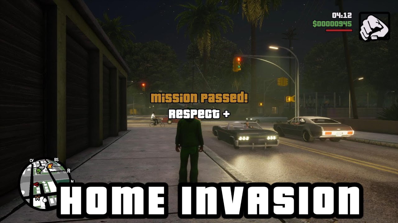 Grand Theft Auto San Andreas Home Invasion Walkthrough - YouTube