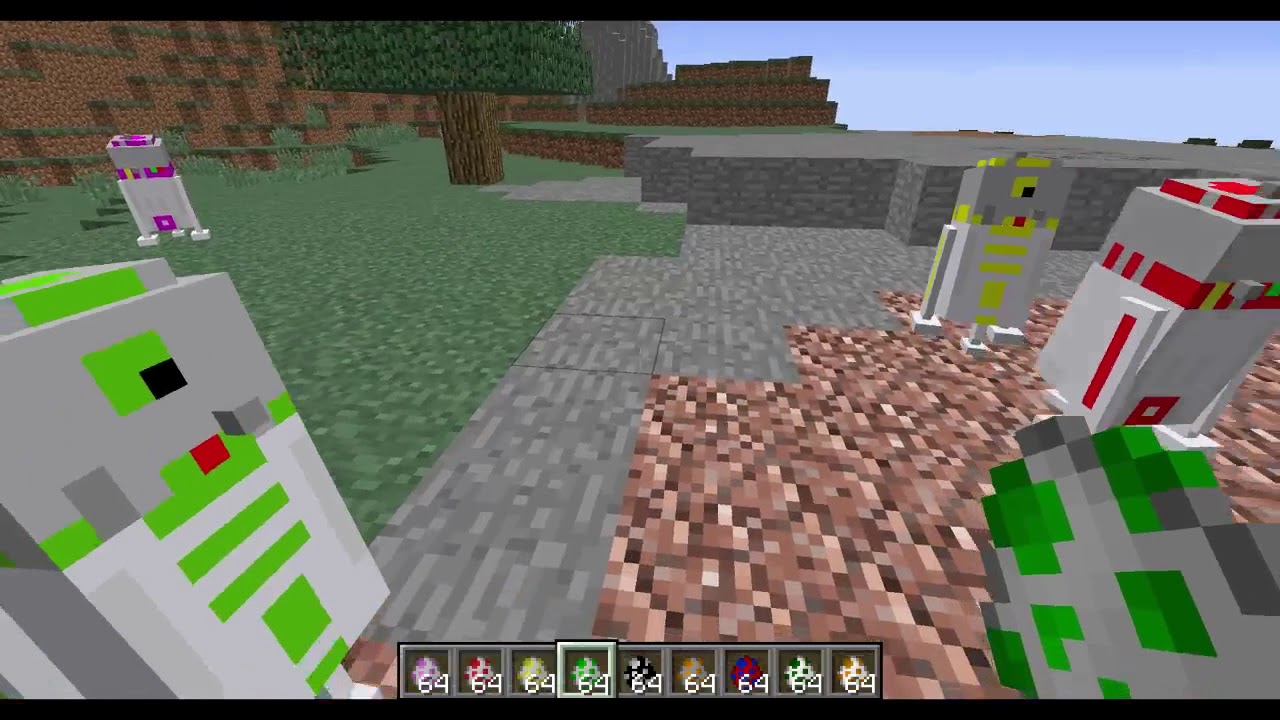 ASTROMECH DROIDS MOD 1.12.2 - Minecraft Mod - YouTube