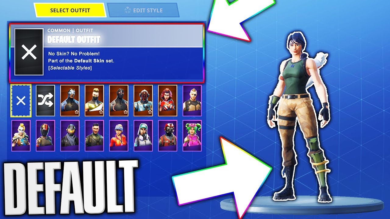 How To Get The DEFAULT SKIN In Fortnite Season 5! (Battle Royale) - YouTube