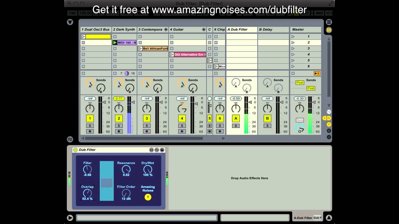 Dub Filter Max for Live Device - YouTube