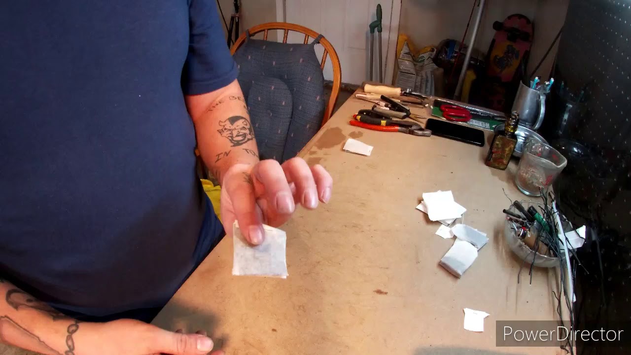 Making fertilizer tea bags for my bonsai trees. - YouTube