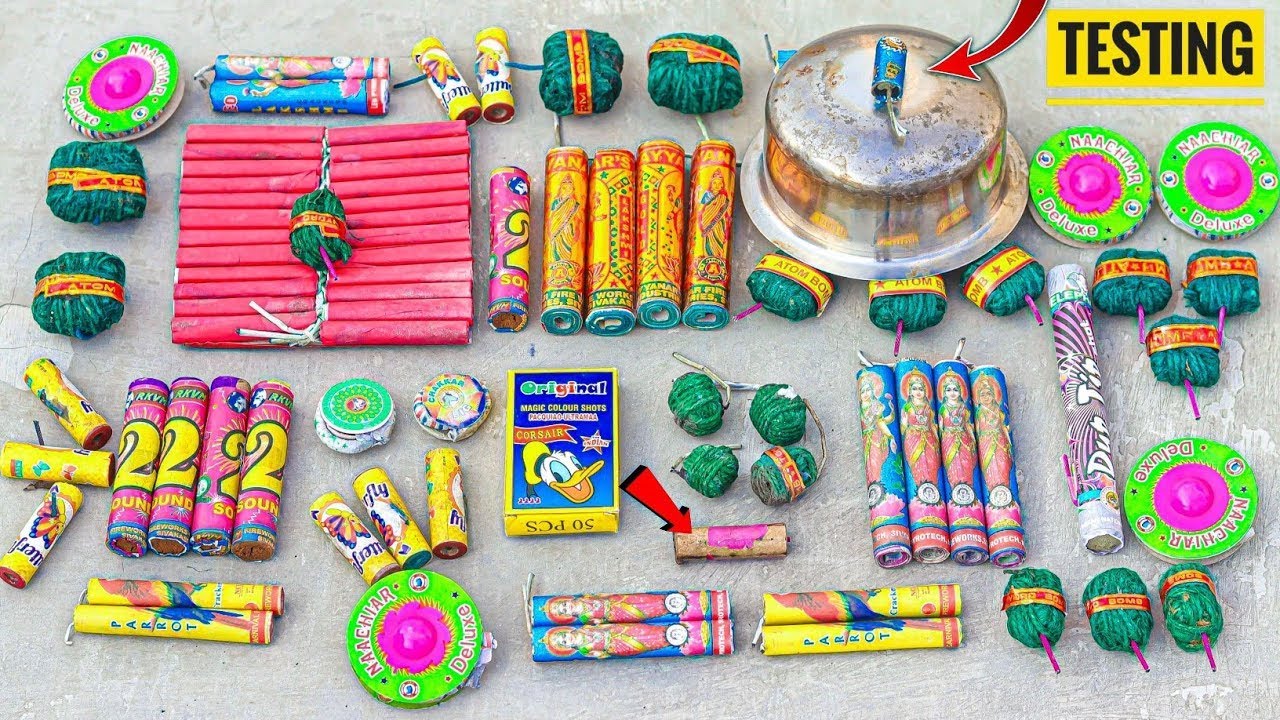 Different Types Patakhe Power Testing | Fireworks Expiremant 💣 - ये ...