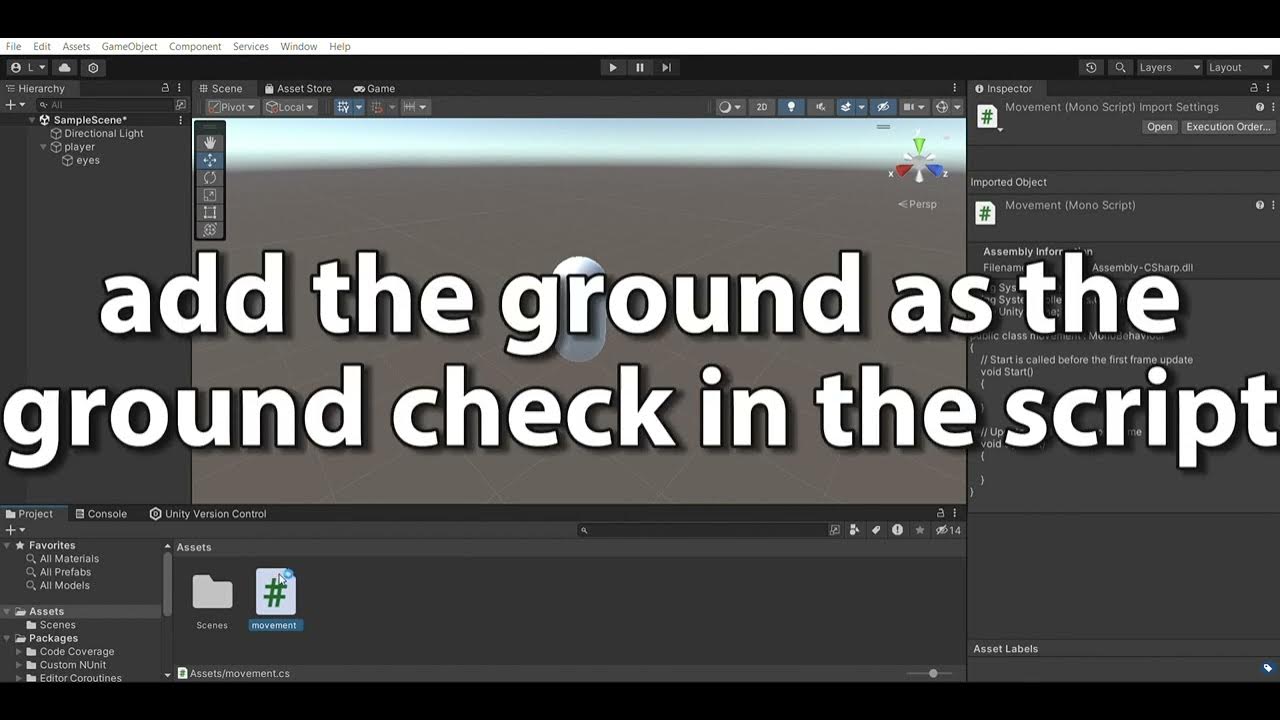 how to make unity movement - YouTube