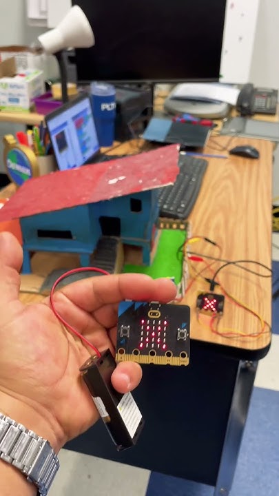 Designing Automatic Gate entrance project with Microbit - YouTube