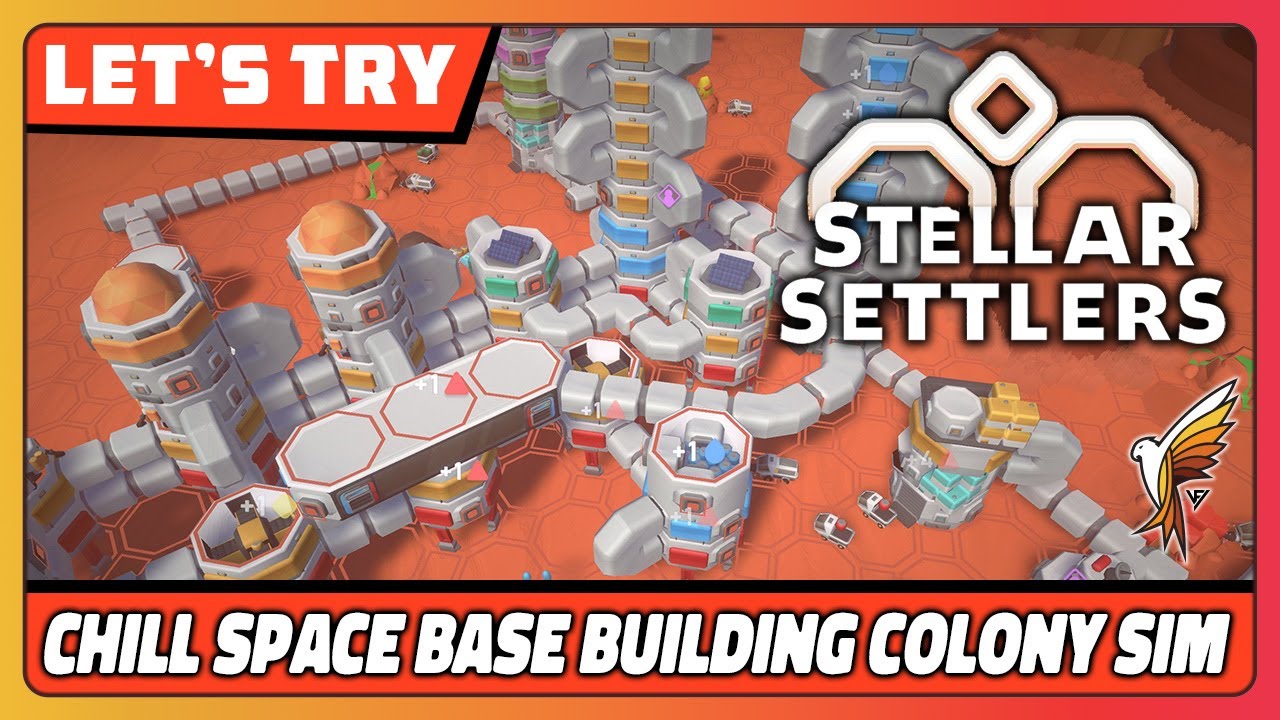 Stellar Settlers: Space Base Builder | GamePlay | Let's Try | Chill Space Base Building Colony ...