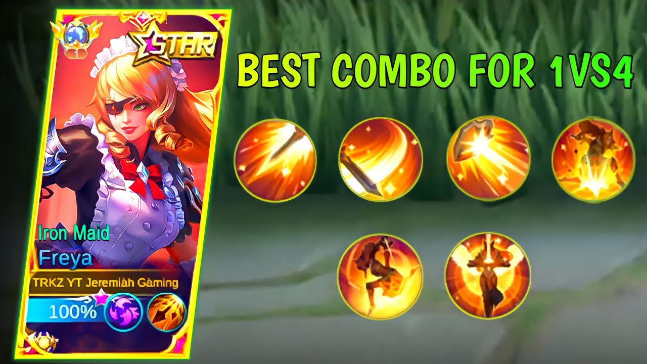 FREYA USER'S TRY THIS DEADLY COMBO FOR EASY WIN & MANIAC | MUST TRY ...