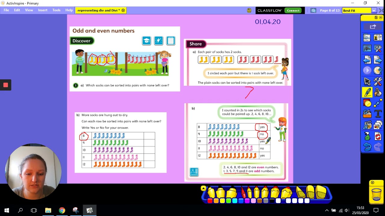 Oak Maths 30.03 - Odd and Even Numbers - YouTube