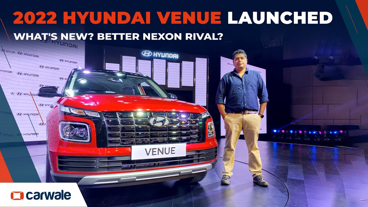 Hyundai Venue 2022 Launched | Price, Features and Walkaround | CarWale ...
