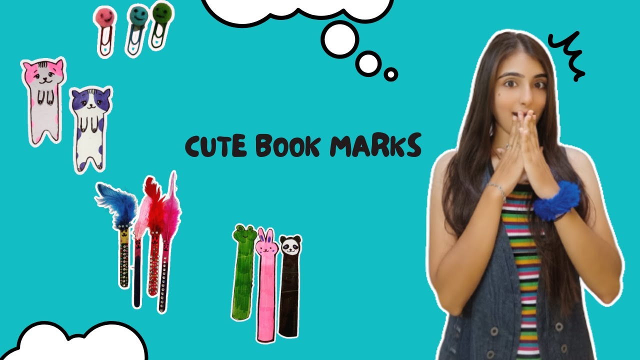 Diy Book Marks/ How To Make Book Marks/Homemade Book Marks..# ...