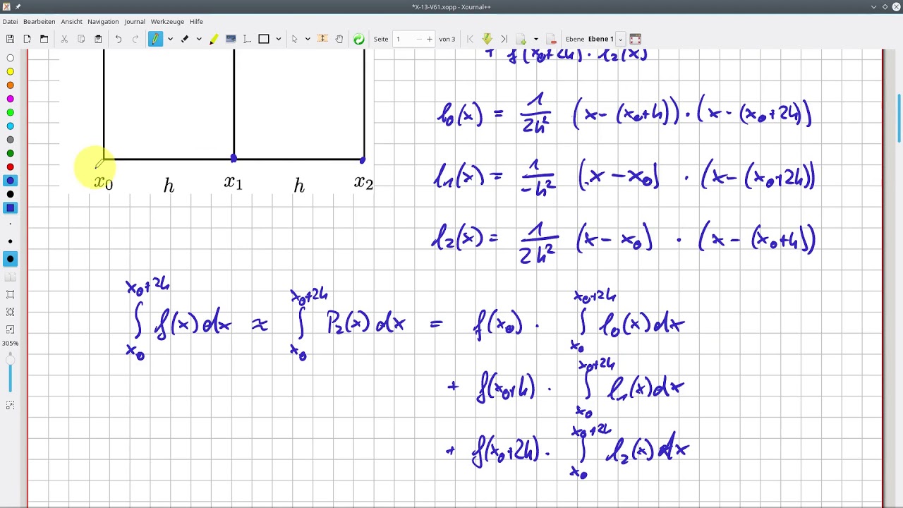 Analysis Integrale: Simpson-Formel (Herleitung) #13-61 - YouTube