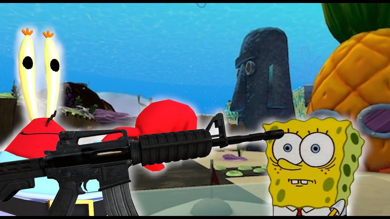 Mr Krabs has had enough (weird SpongeBob games) //episode-2// - YouTube