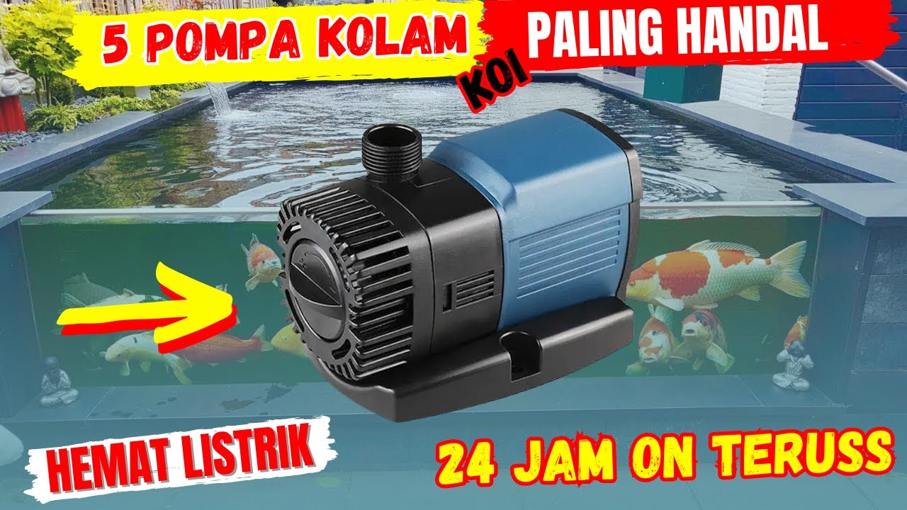 5 REKOMENDASI POMPA KOLAM IKAN MURAH TERBAIK! - YouTube