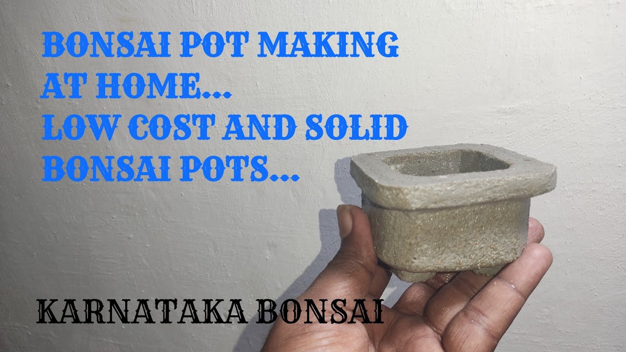 thermocol bonsai pot making at home | make bonsai pots easily at home ...