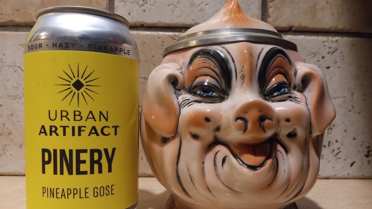 Urban Artifact PINERY Pineapple Gose Beer. Each batch uses over 1k lbs ...