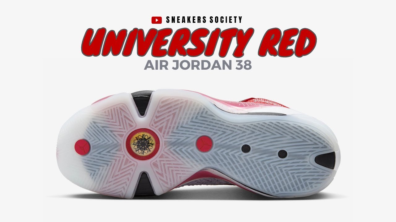 UNIVERSITY RED 2023 Air Jordan 38 | DETAILED LOOK + PRICE - YouTube