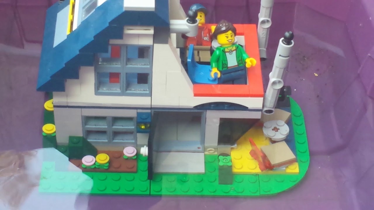 Lego house flood! - YouTube