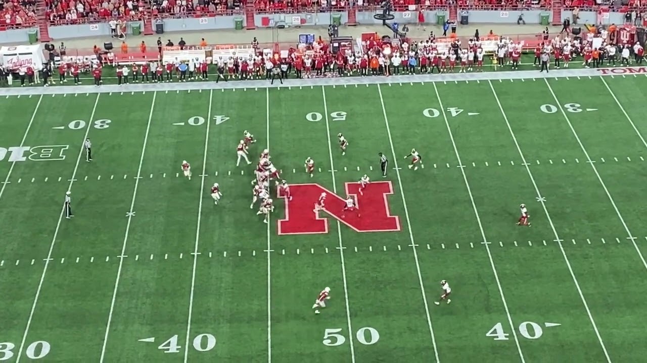 Nebraska Husker Football vs Indiana Hoosiers 10/1/22 #huskers #nebraska ...