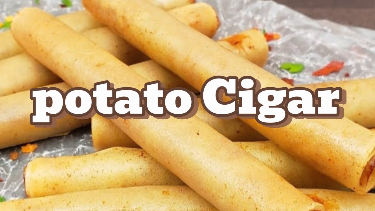 Unique style crispy potato cigar/کرسپی آلو کے ایسے رول جو آپ نے پہلے ...